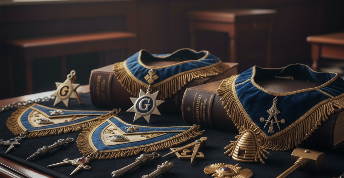 Masonic Collars and Jewels: History, Symbolism, and Modern